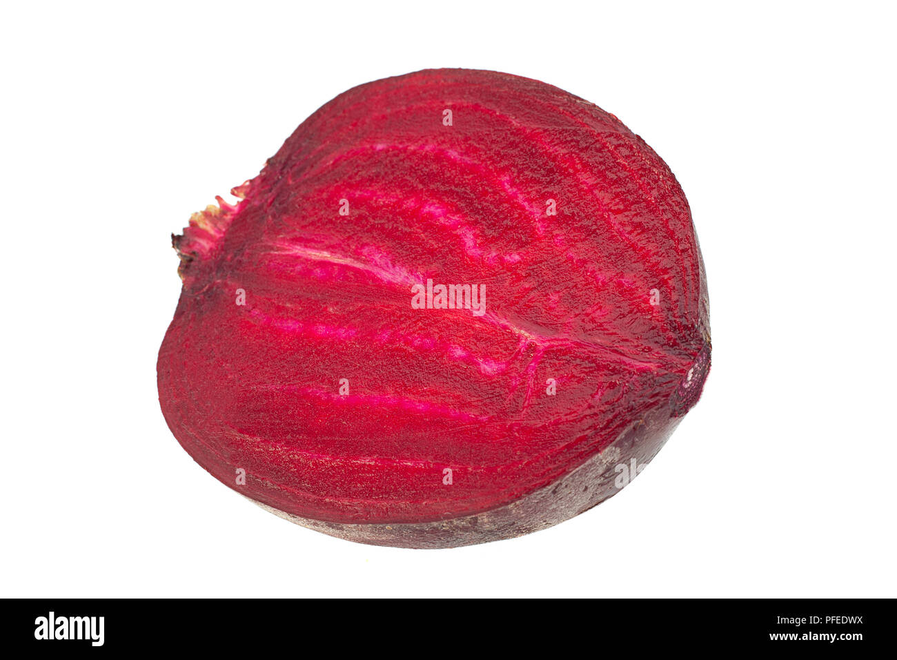 Beet root closeup isolated on white background Stock Photo - Alamy