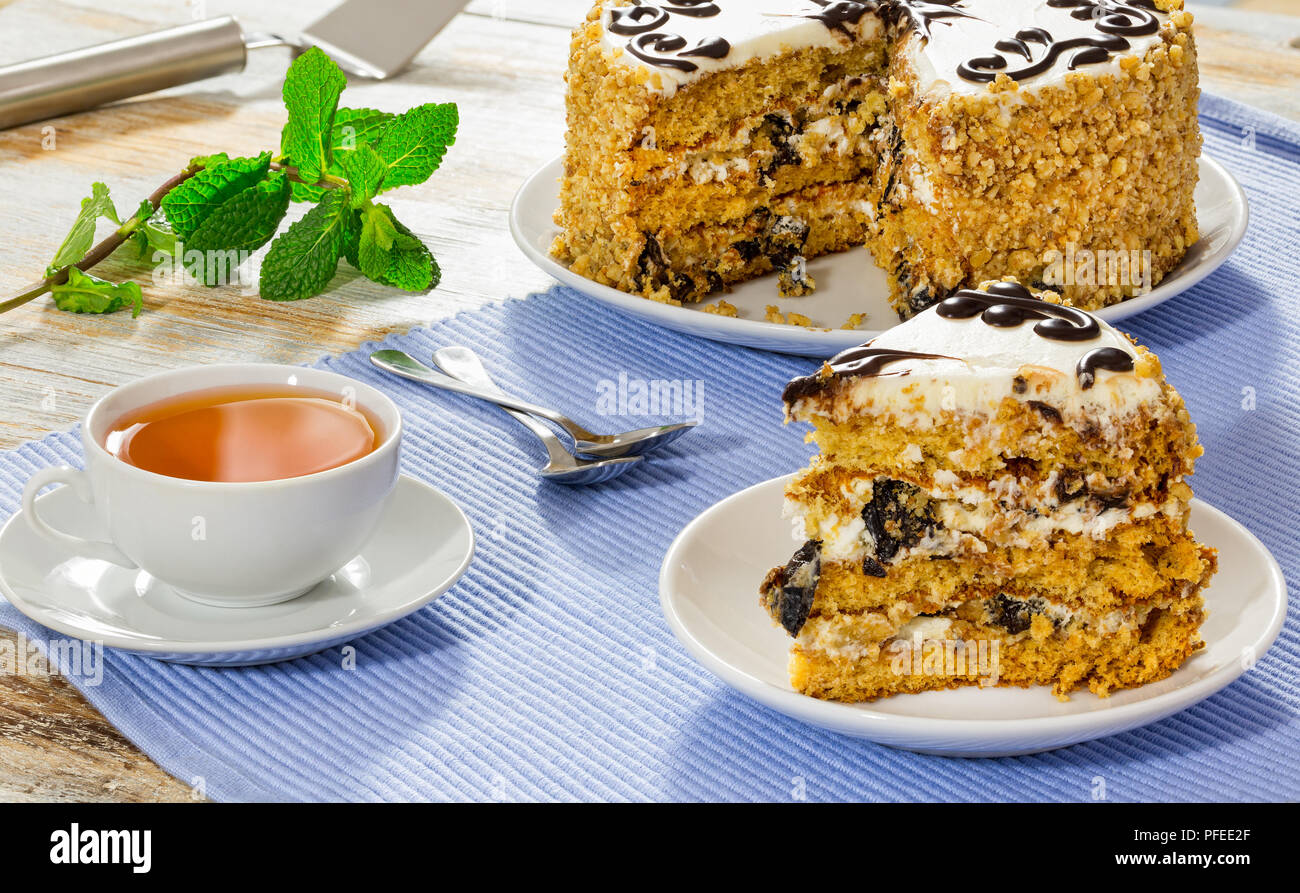 Walnut torte hi-res stock photography and images - Alamy
