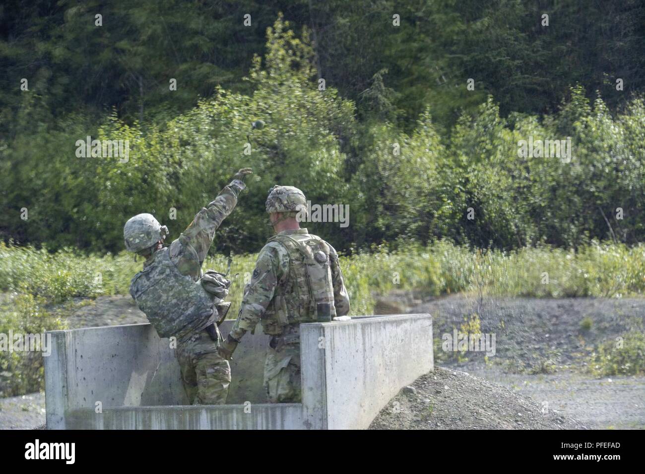 At kraft hand grenade range on joint base elmendorf richardson hi-res ...