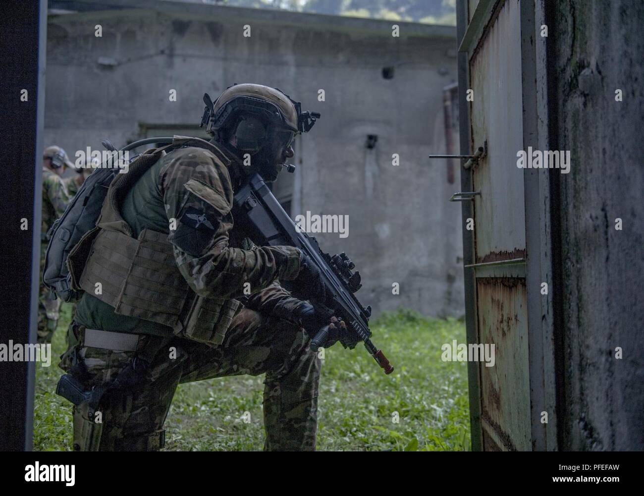 Joint terminal attack controllers (JTAC) from the Slovenian Armed ...