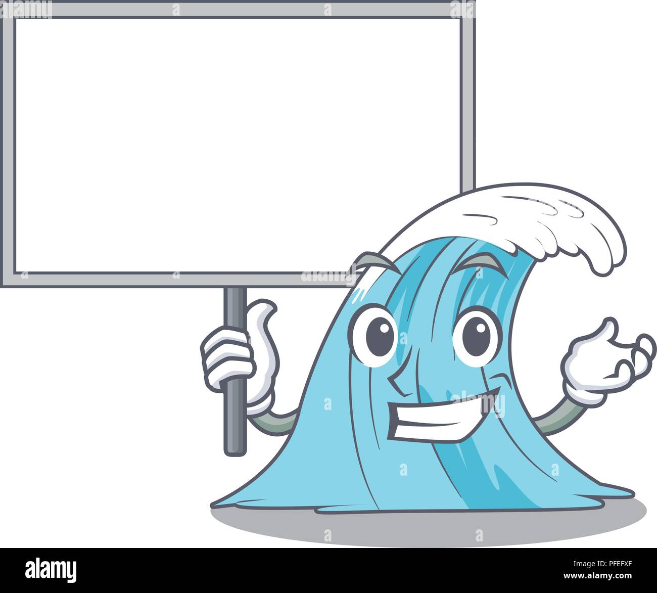 Bring board wave character cartoon style Stock Vector Image & Art - Alamy