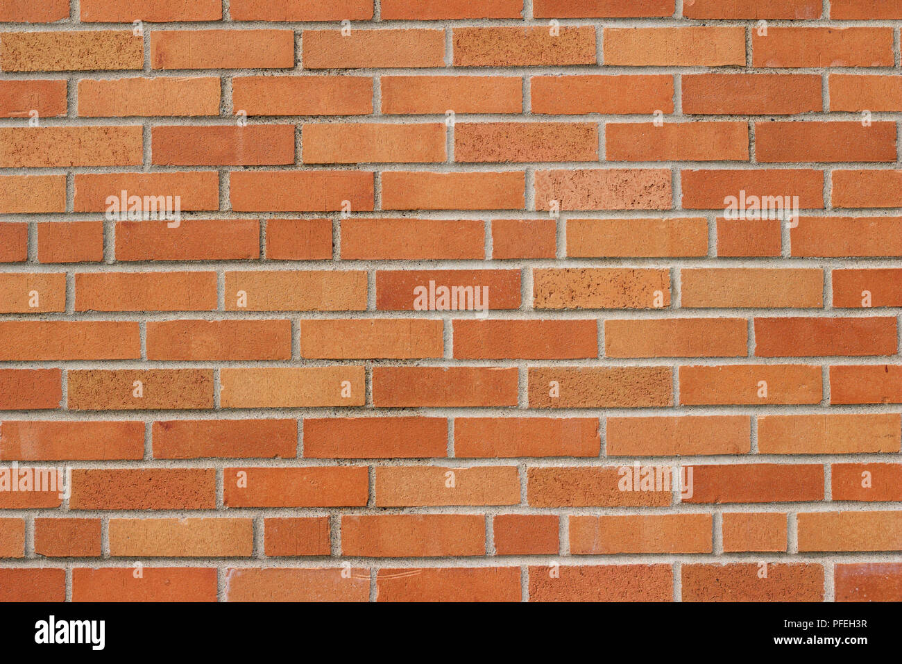 Flemish stretcher bond pattern brick wall background with weathered ...