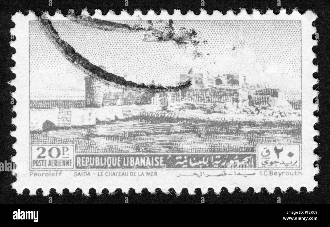 Postage stamp lebanon hi-res stock photography and images - Alamy