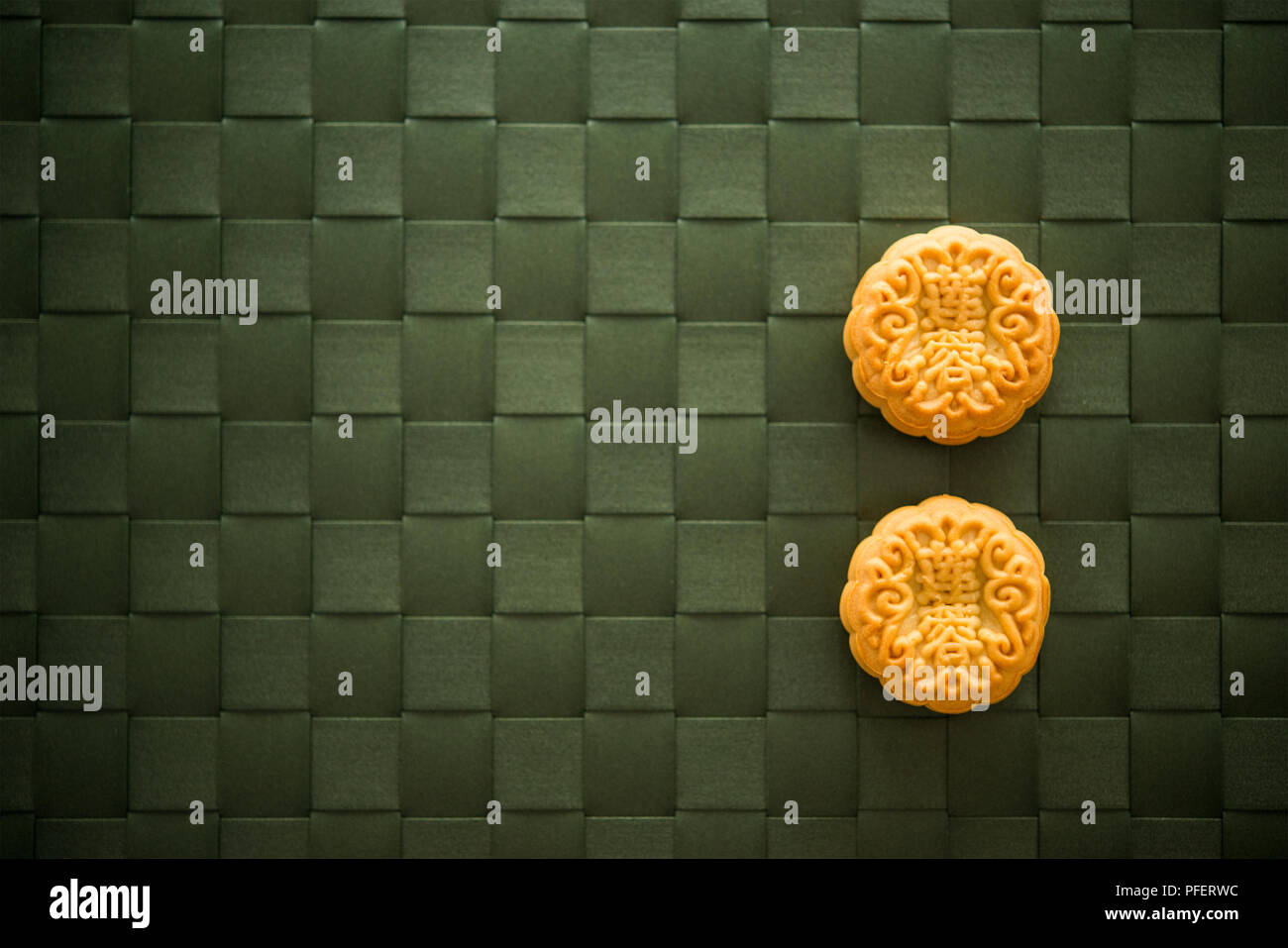 Traditional pastry moon cakes is eaten during the Mid-Autumn Festival ...