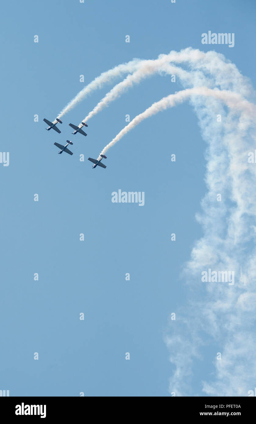 The image of Russia's Yakovlev Yak-51 and Yak-50 trainer aircraft ...