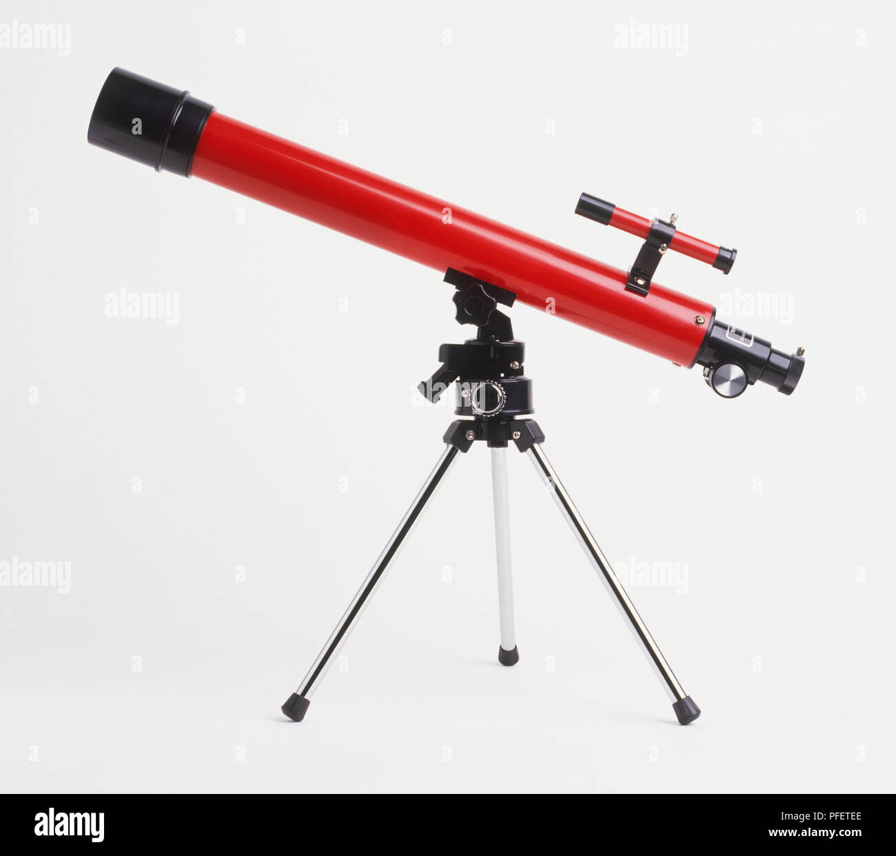 A red telescope Stock Photo - Alamy