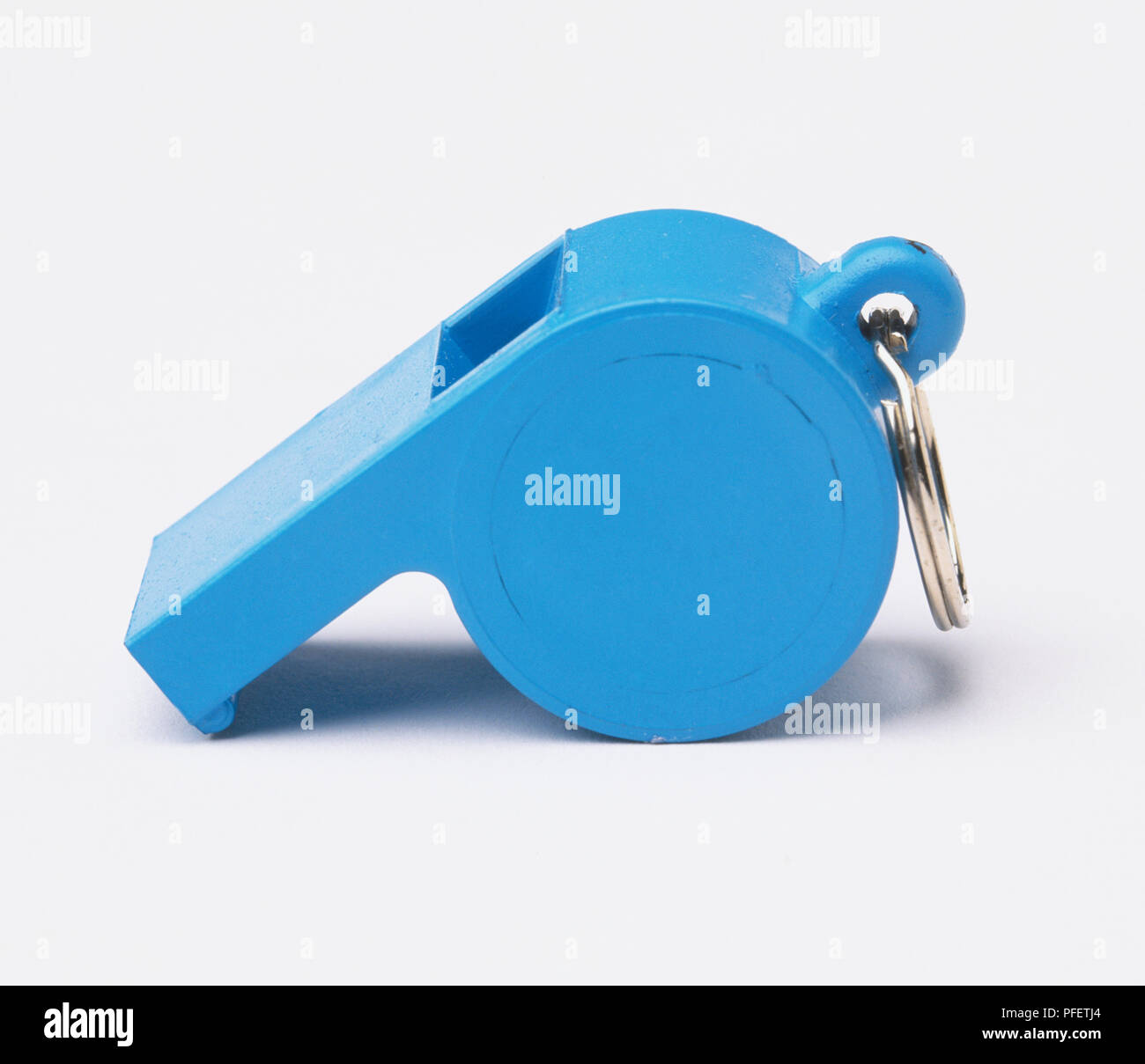 Blue whistle, side view Stock Photo - Alamy