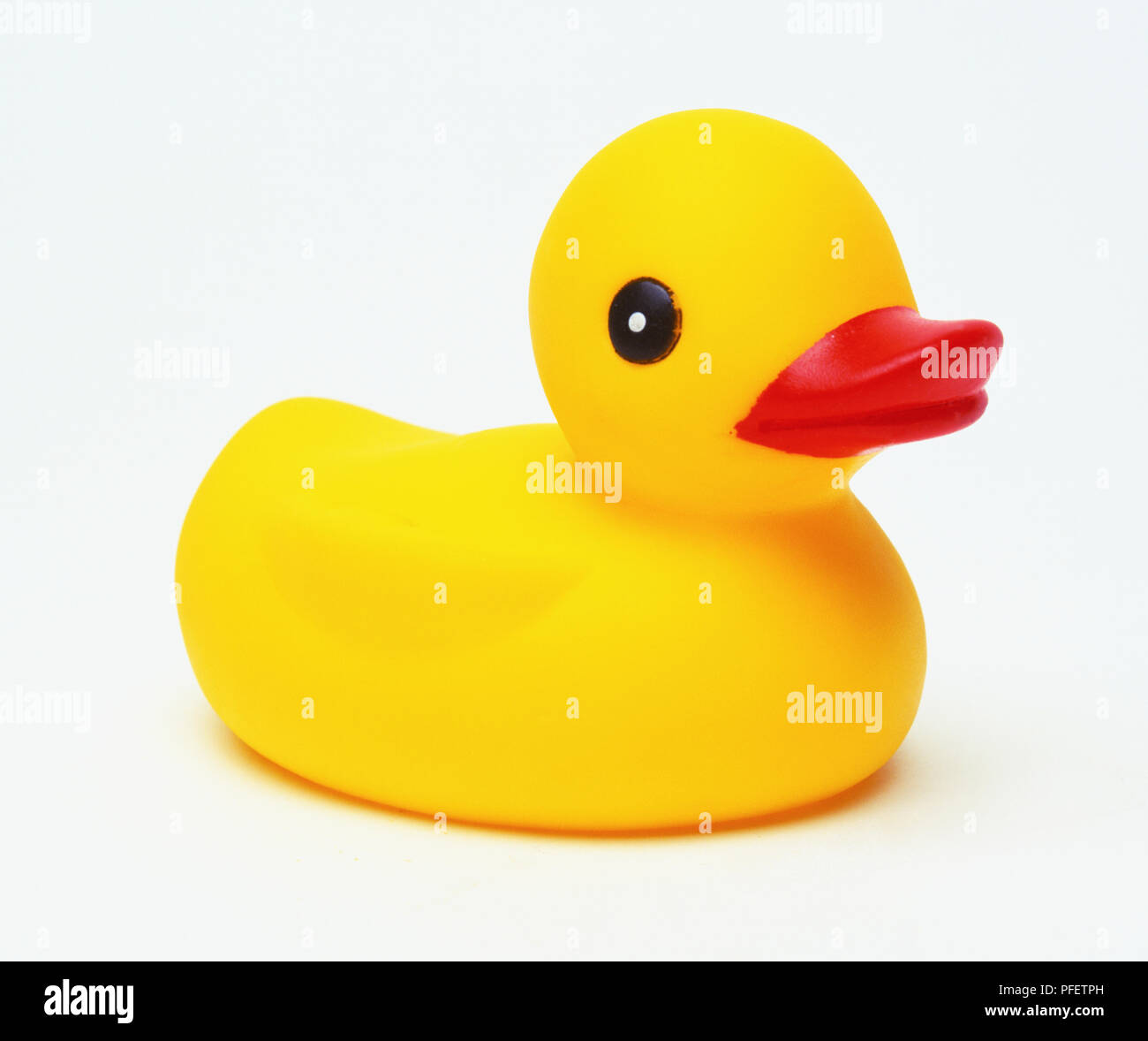 A yellow plastic duck Stock Photo - Alamy