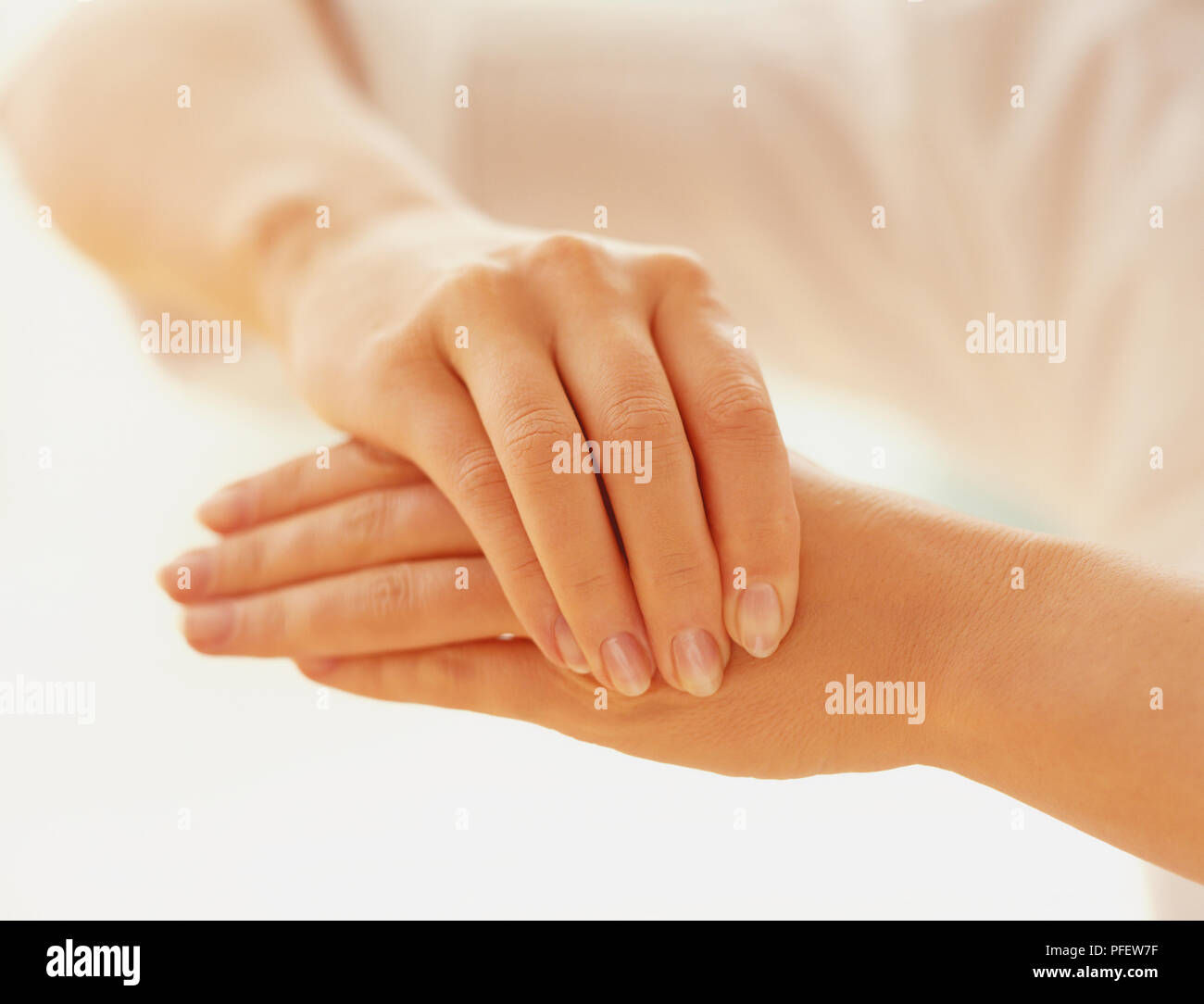 Reflexology techniques hi-res stock photography and images - Alamy