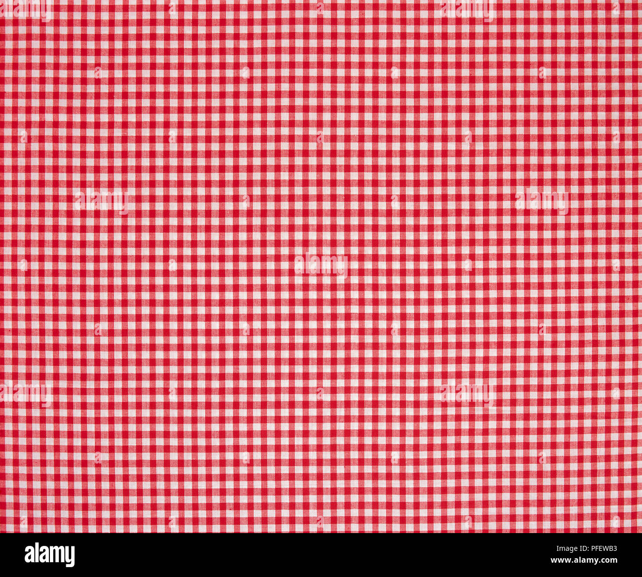 Red white chequered fabric hi-res stock photography and images - Alamy