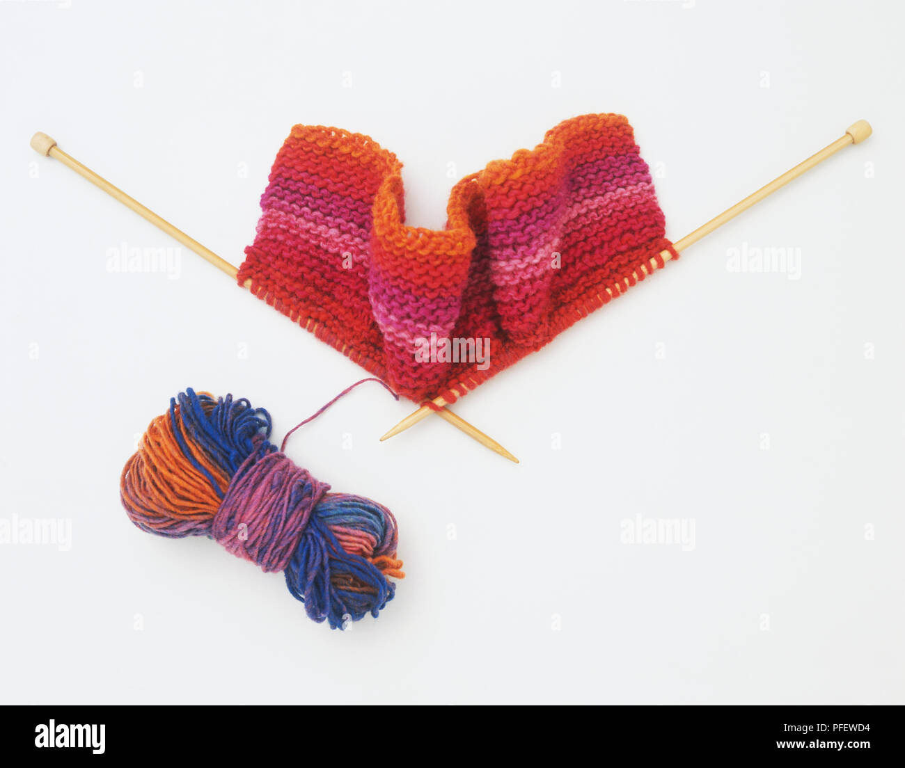 Four needles wool hi-res stock photography and images - Alamy