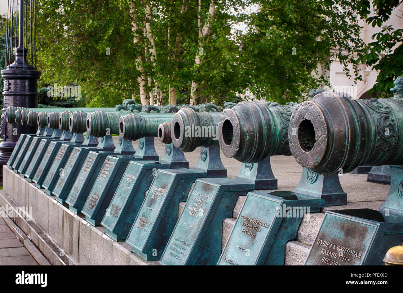 The Russian military guns of the XVII and XVIII centuries on the ...