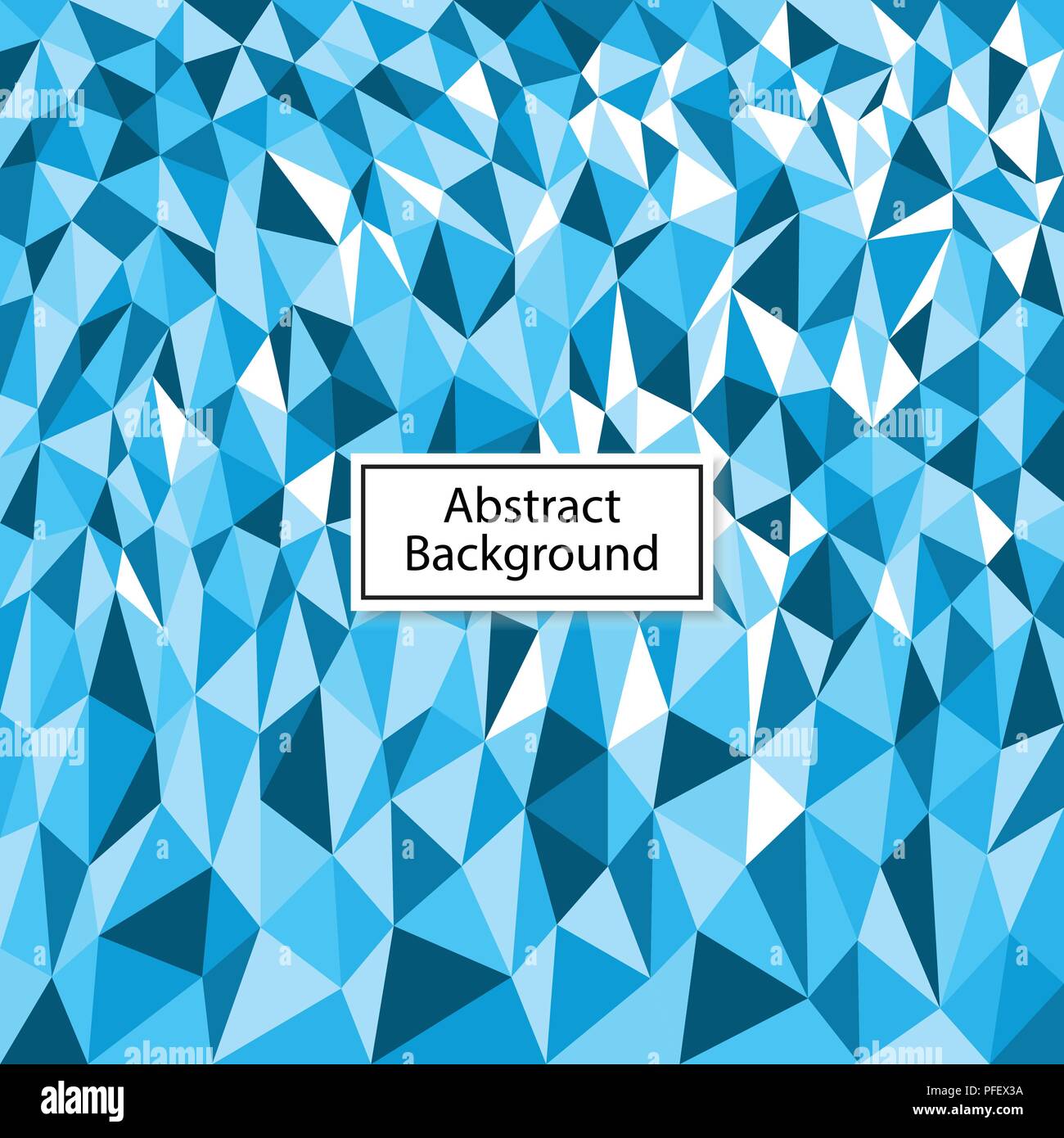 Abstract blue 3d polygonal Stock Vector Images - Alamy