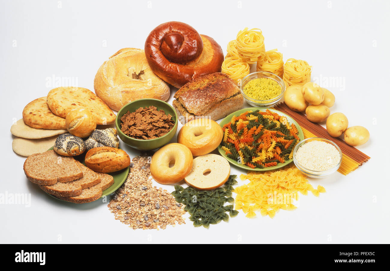 Carbohydrates Foods Rich High Resolution Stock Photography and Images ...