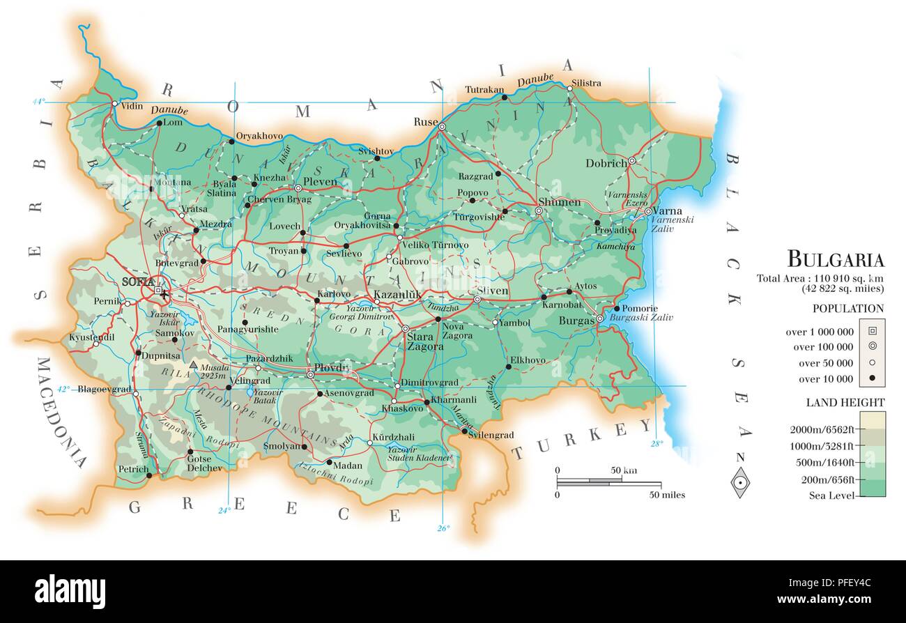 Balkans map hi-res stock photography and images - Alamy
