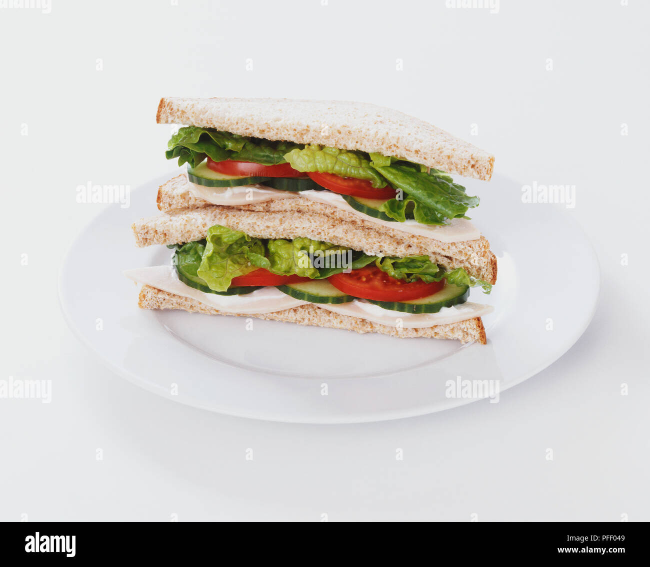 Cucumber sandwich triangle hi-res stock photography and images - Alamy