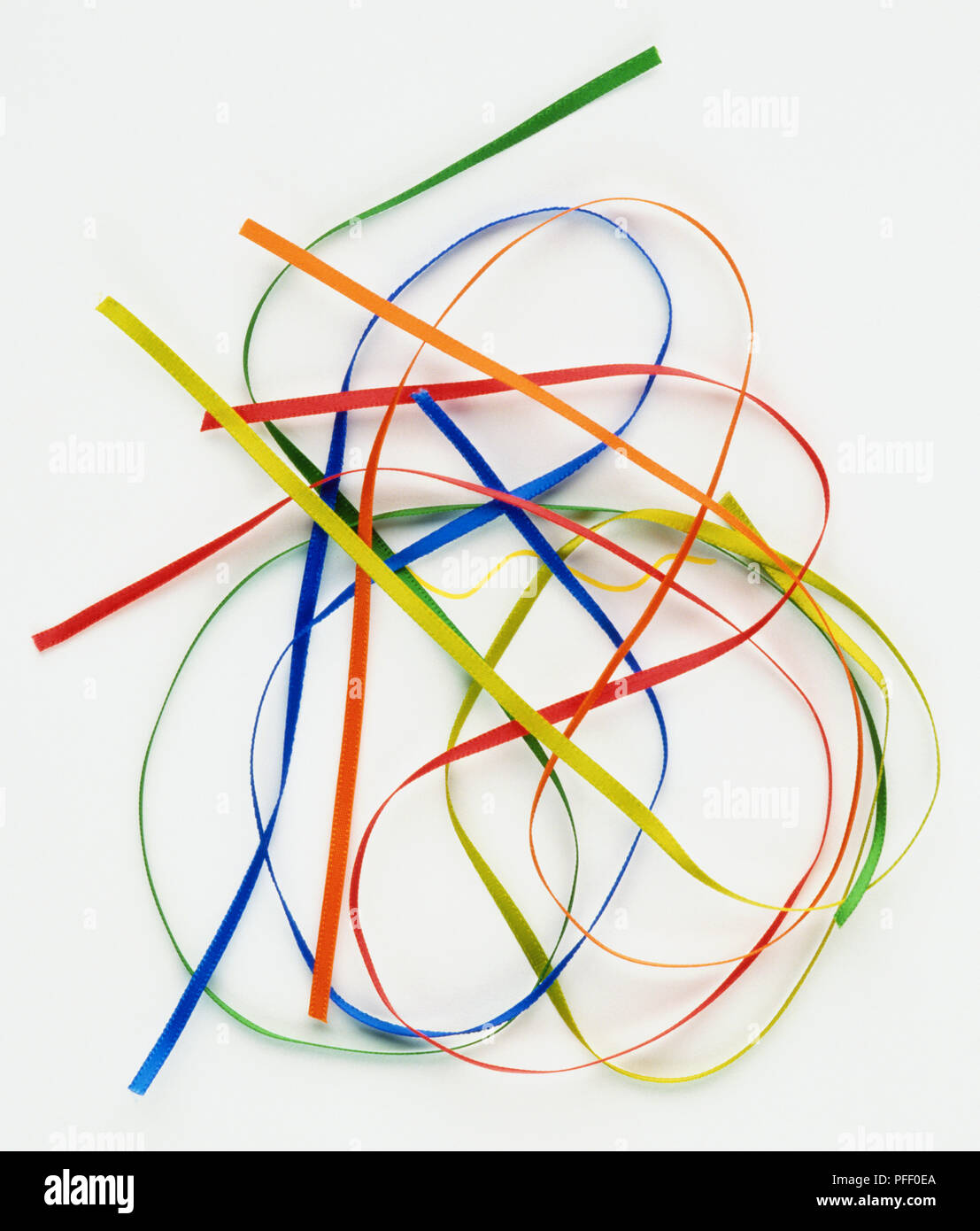 Multi coloured ribbons hi-res stock photography and images - Alamy