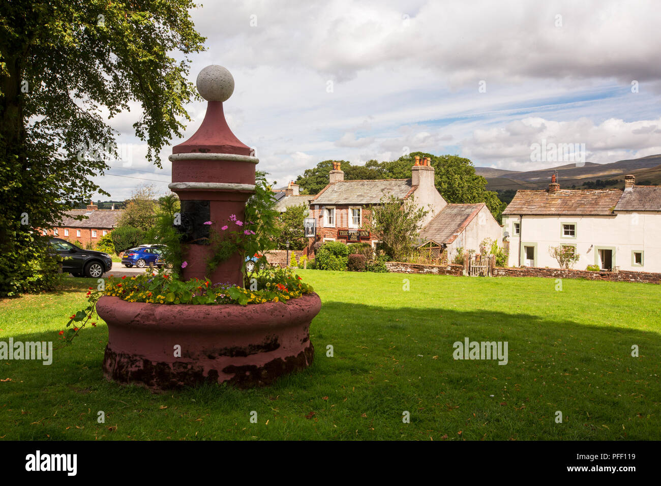 The rural village of Dufton in the Eden Valley, Cumbria, UK Stock Photo ...