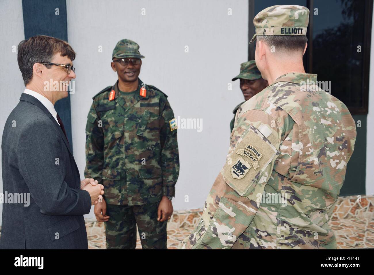 Col. Brian Elliott, U.S. Army Africa's senior advisor for Shared Accord ...