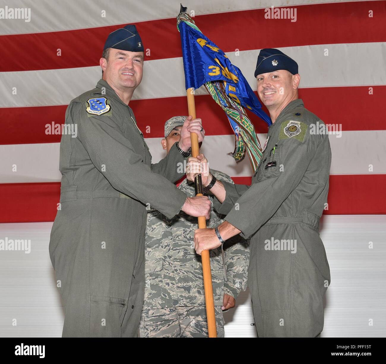 U.S. Air Force Col. Randall W. Cason , 44th Fighter Group commander ...