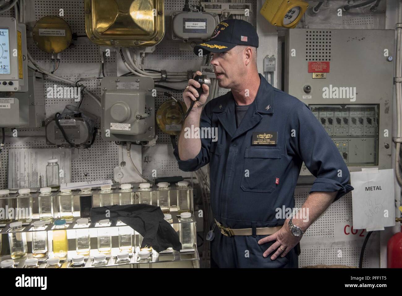 MEDITERRANEAN SEA (June 10, 2018) Capt. Christopher Stone, commanding ...