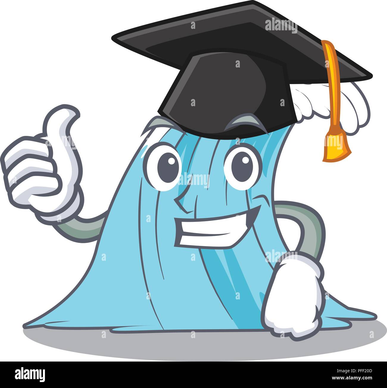 Graduation waves of water graphic character Stock Vector Image & Art ...