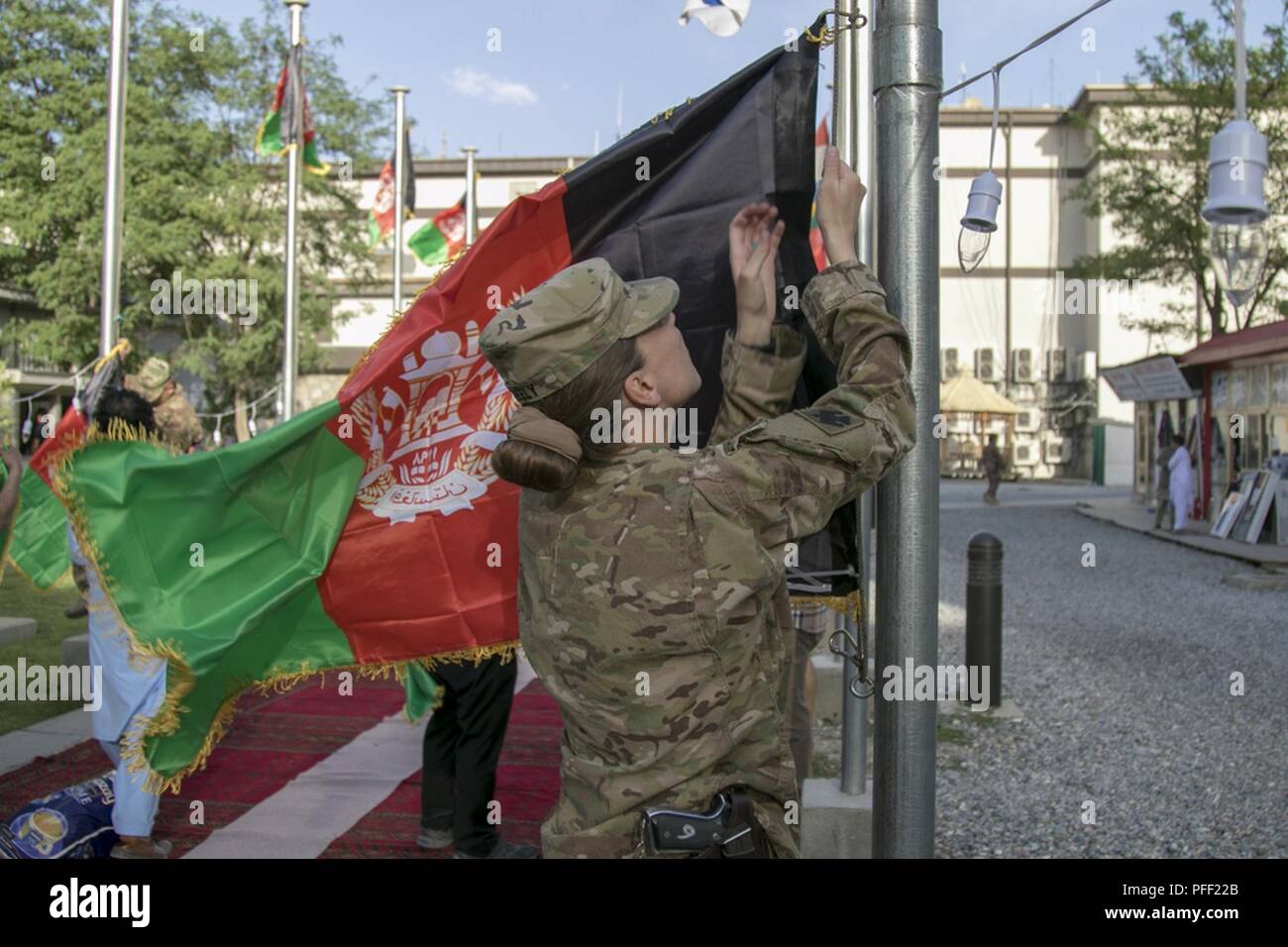 KABUL, Afghanistan (June 11, 2018) -- Members of the Kabul Security ...