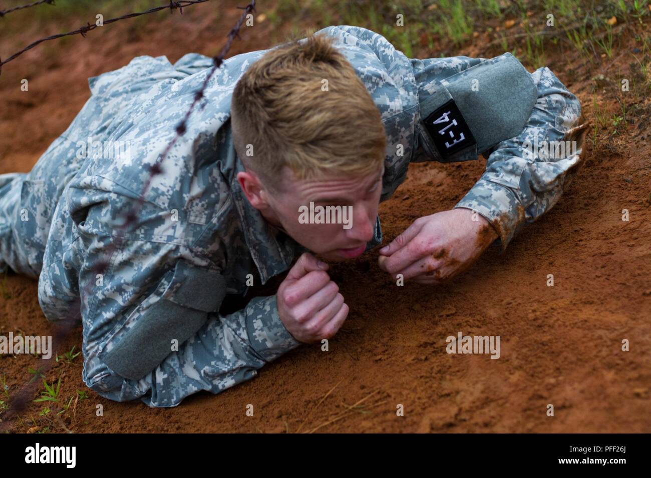U.S. Army Spc. Dawson Birchall, an aviation operations specialist from ...