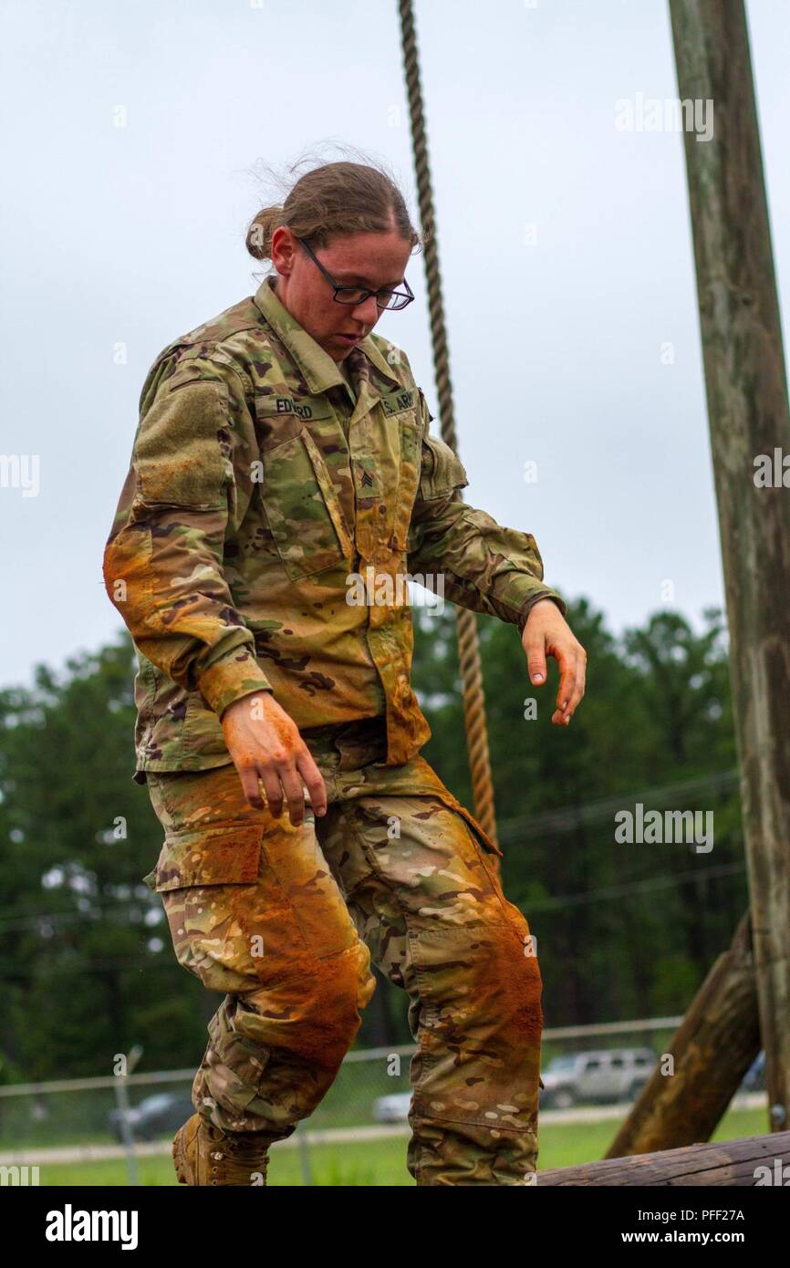 U.S. Army Reserve Sgt. Camille Edward, a combat medic from Dublin ...