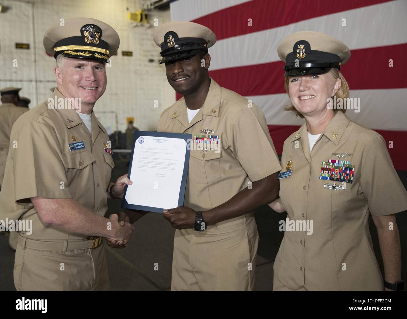 NORFOLK, Va. (June 12, 2018) -- Senior Chief Electrician's Mate Geno ...