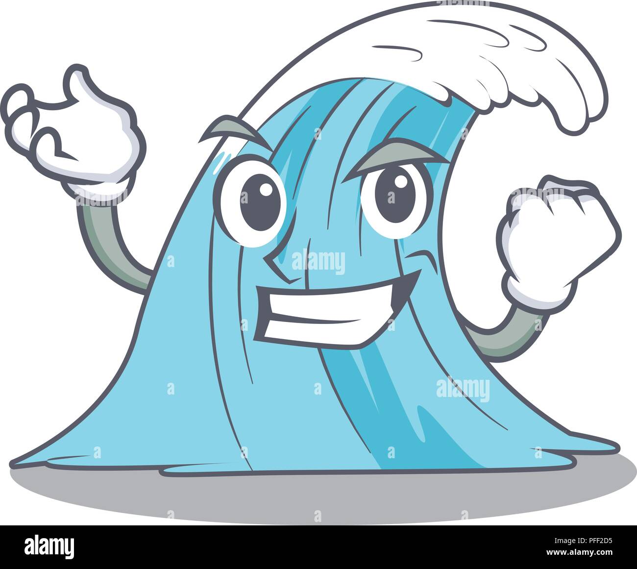 Successful waves of water graphic character Stock Vector Image & Art ...
