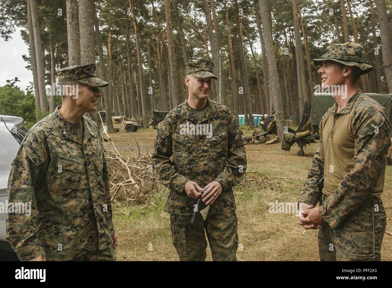 USTKA, Poland (June 11, 2018) Lt. Col. Christopher L. Bopp, battalion ...