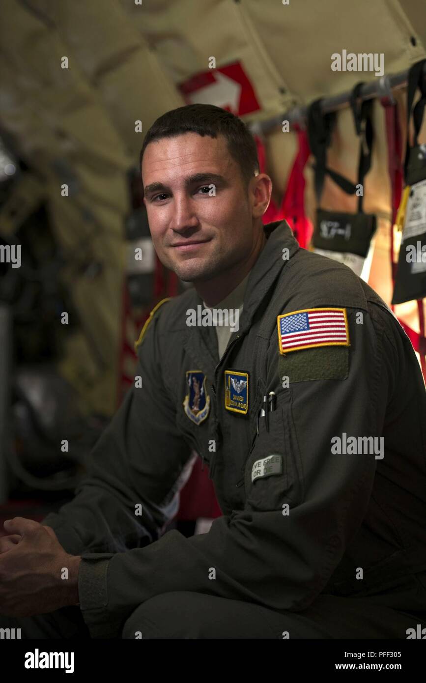 Staff Sgt. Sam J. Mason, a boom operator with the 157th Operations ...