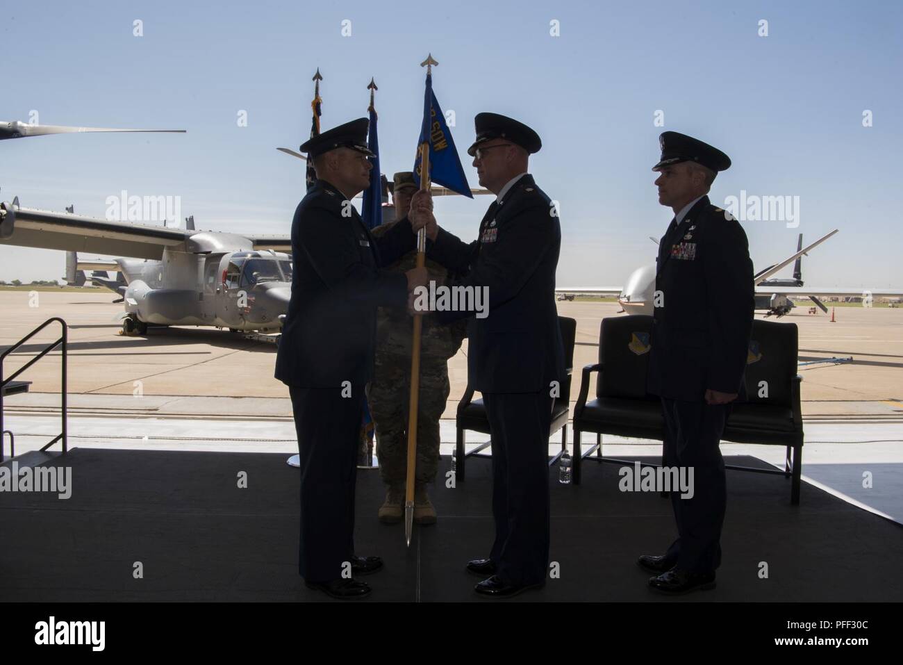 Col. Clay Mason, 27th Special Operations Maintenance Group commander ...