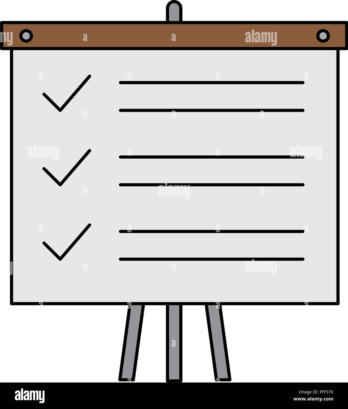 paperboard training isolated icon Stock Vector Image & Art - Alamy