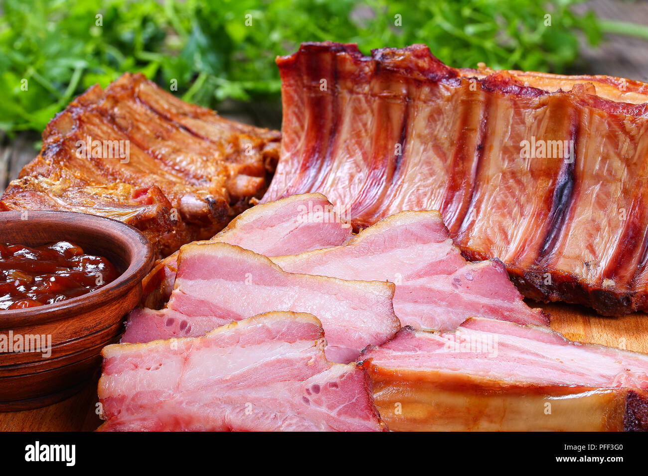 Juicy pork slab hi-res stock photography and images - Alamy