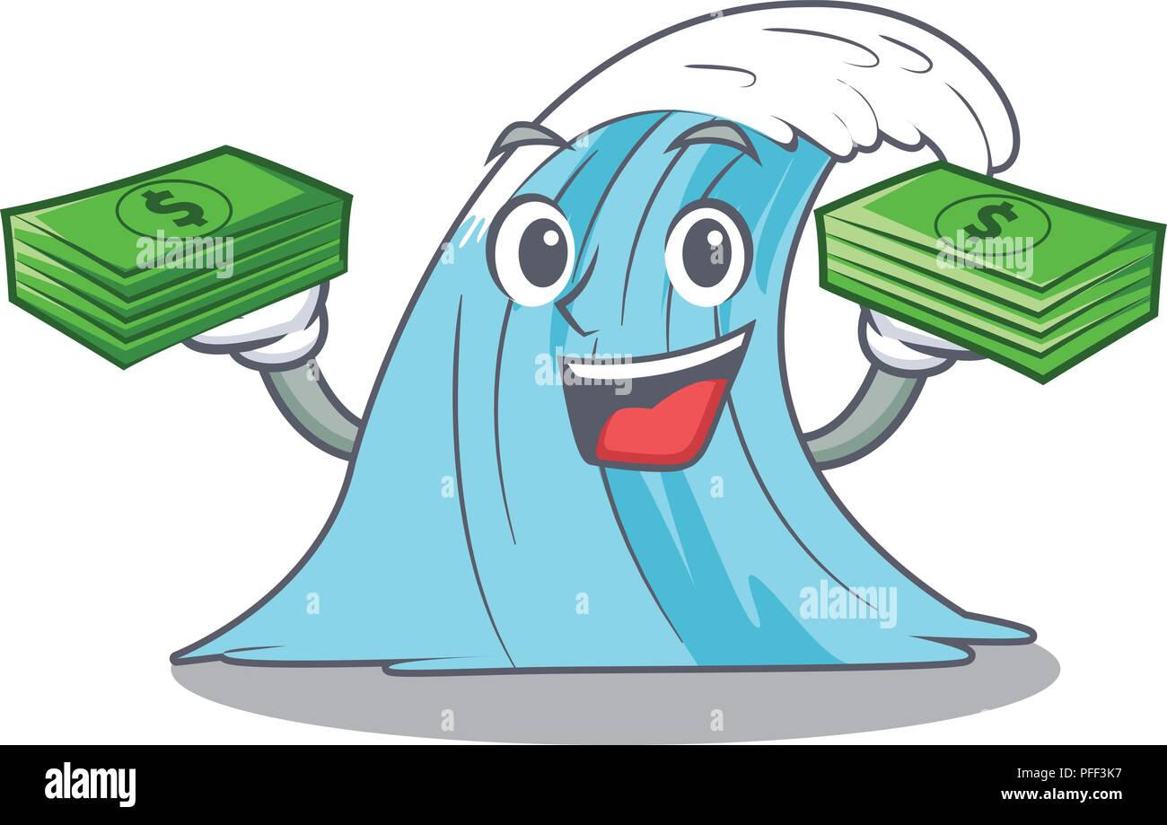 Money bill wave icon Stock Vector Images - Alamy