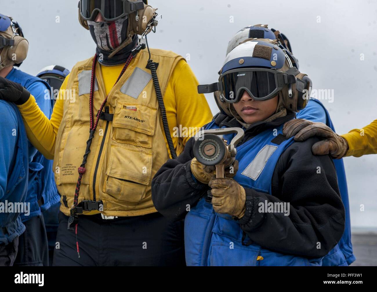 ATLANTIC OCEAN (June 11, 2018) Aviation Boatswain's Mate (Handling ...