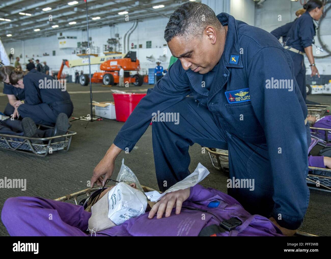 ATLANTIC OCEAN (June 11, 2018) Cmdr. John Logan, from St. Croix, United ...