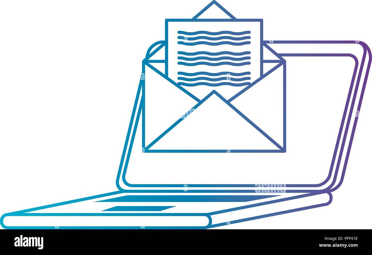 Laptop postal Stock Vector Images - Alamy