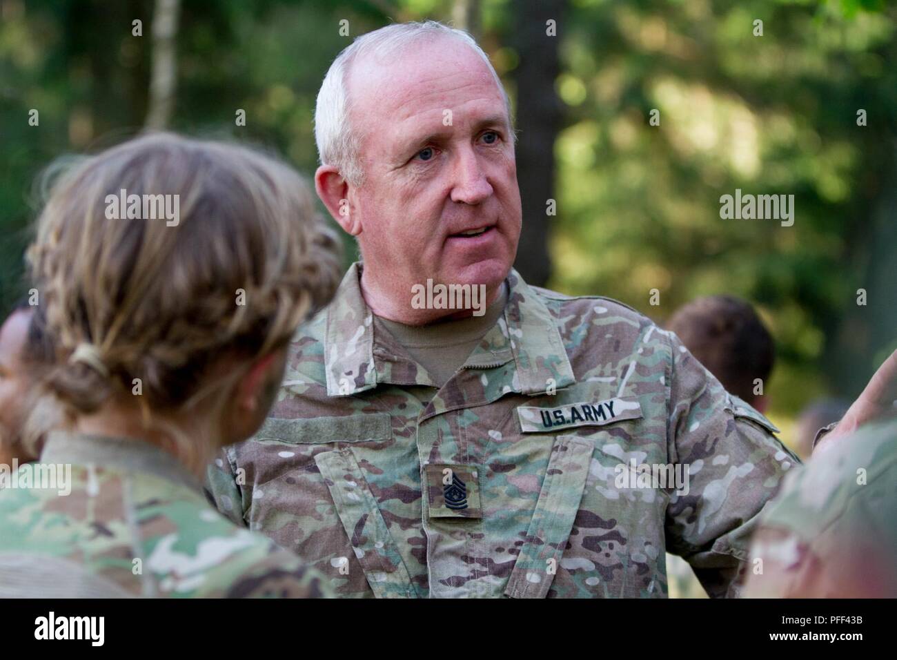 Command Sgt. Major (Ret.) Roger Blackwood, former 2d Cavalry Regiment ...