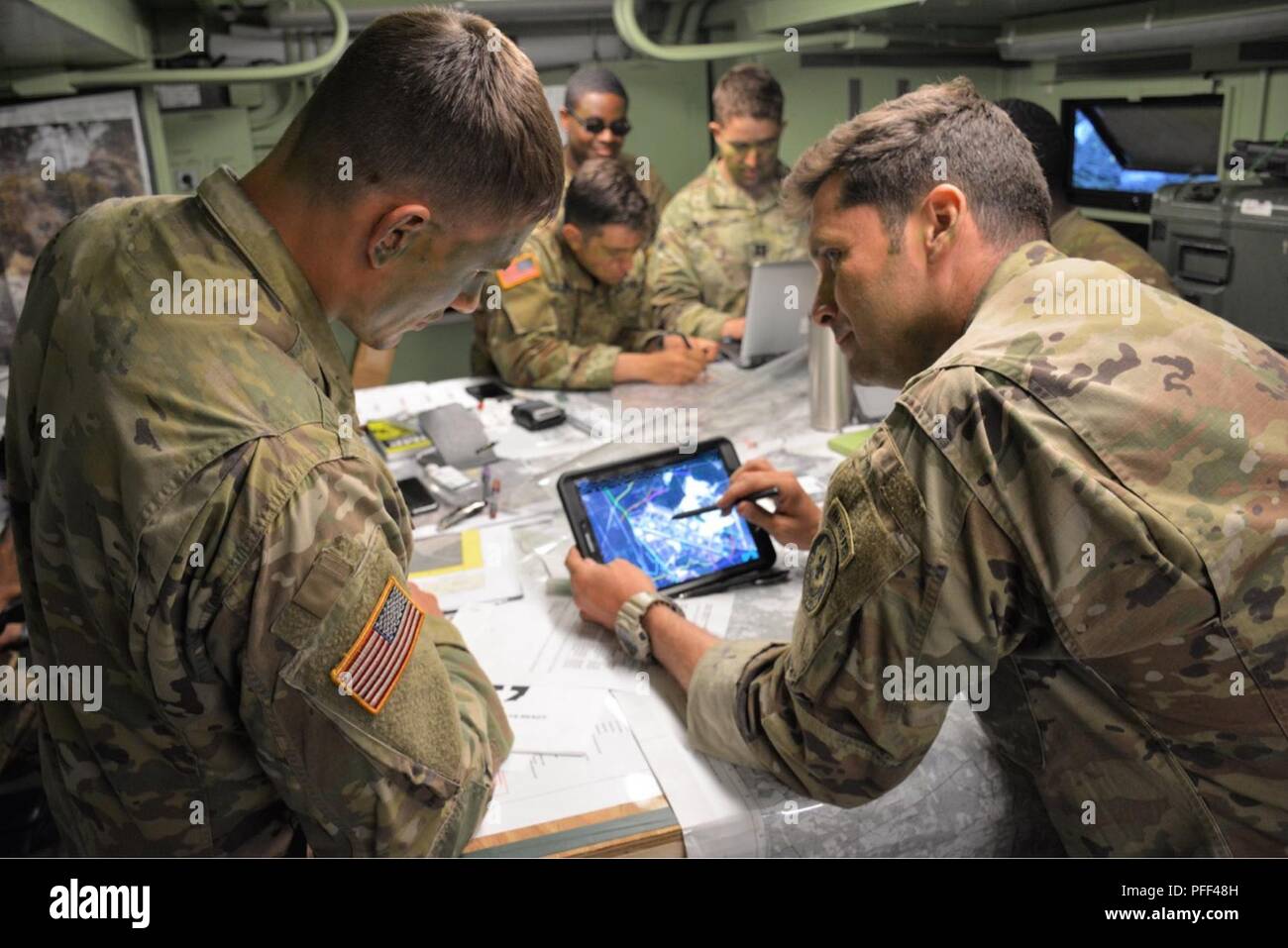 Maj. Matthew Bailey, executive officer, 3rd Squadron, 2d Cavalry ...