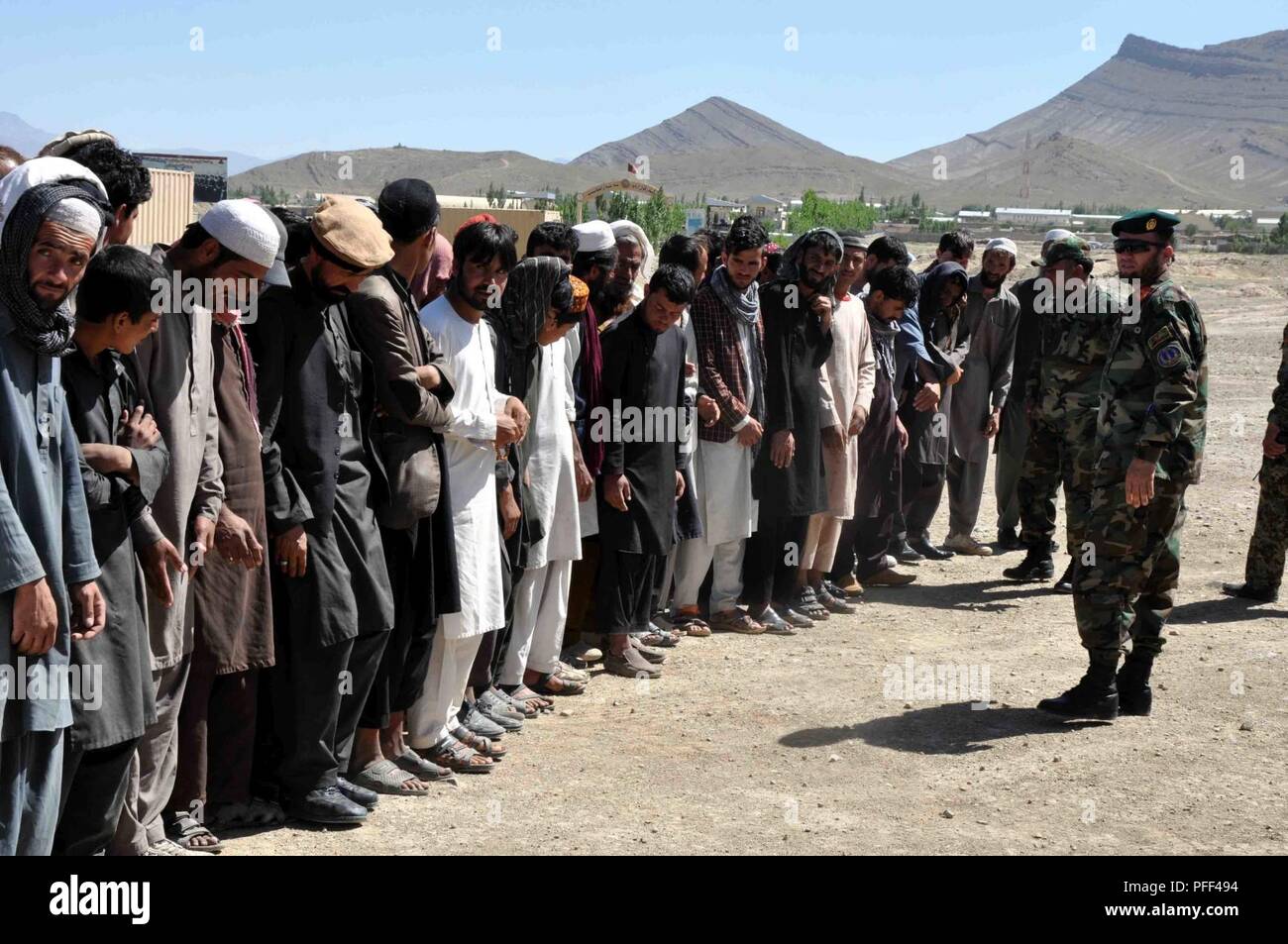 FORWARD OPERATING BASE THUNDER, Afghanistan (June 13, 2018) -- Afghan ...