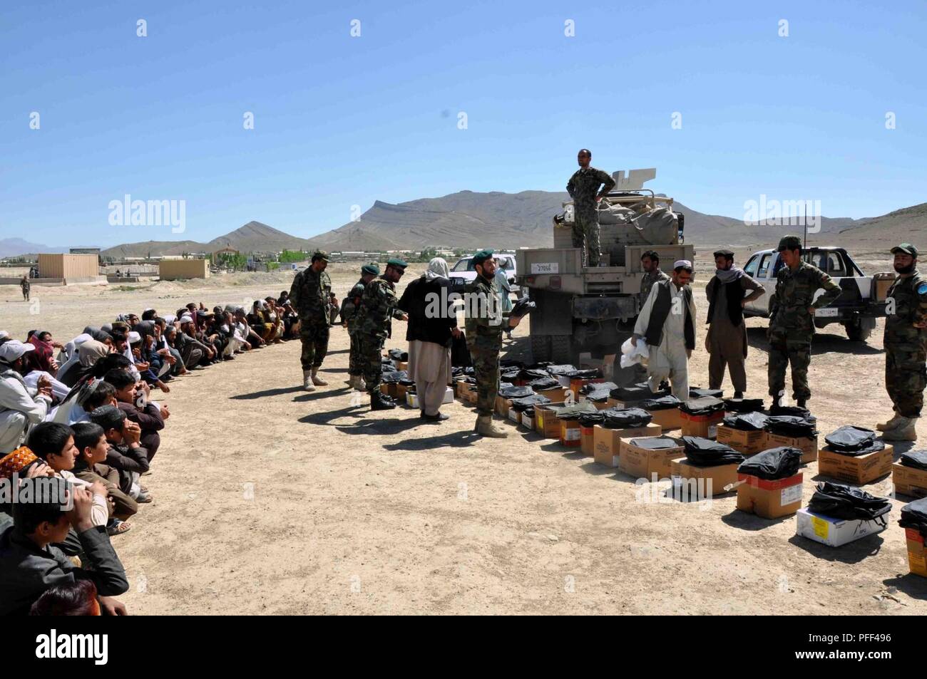 FORWARD OPERATING BASE THUNDER, Afghanistan (June 13, 2018) -- Afghan ...