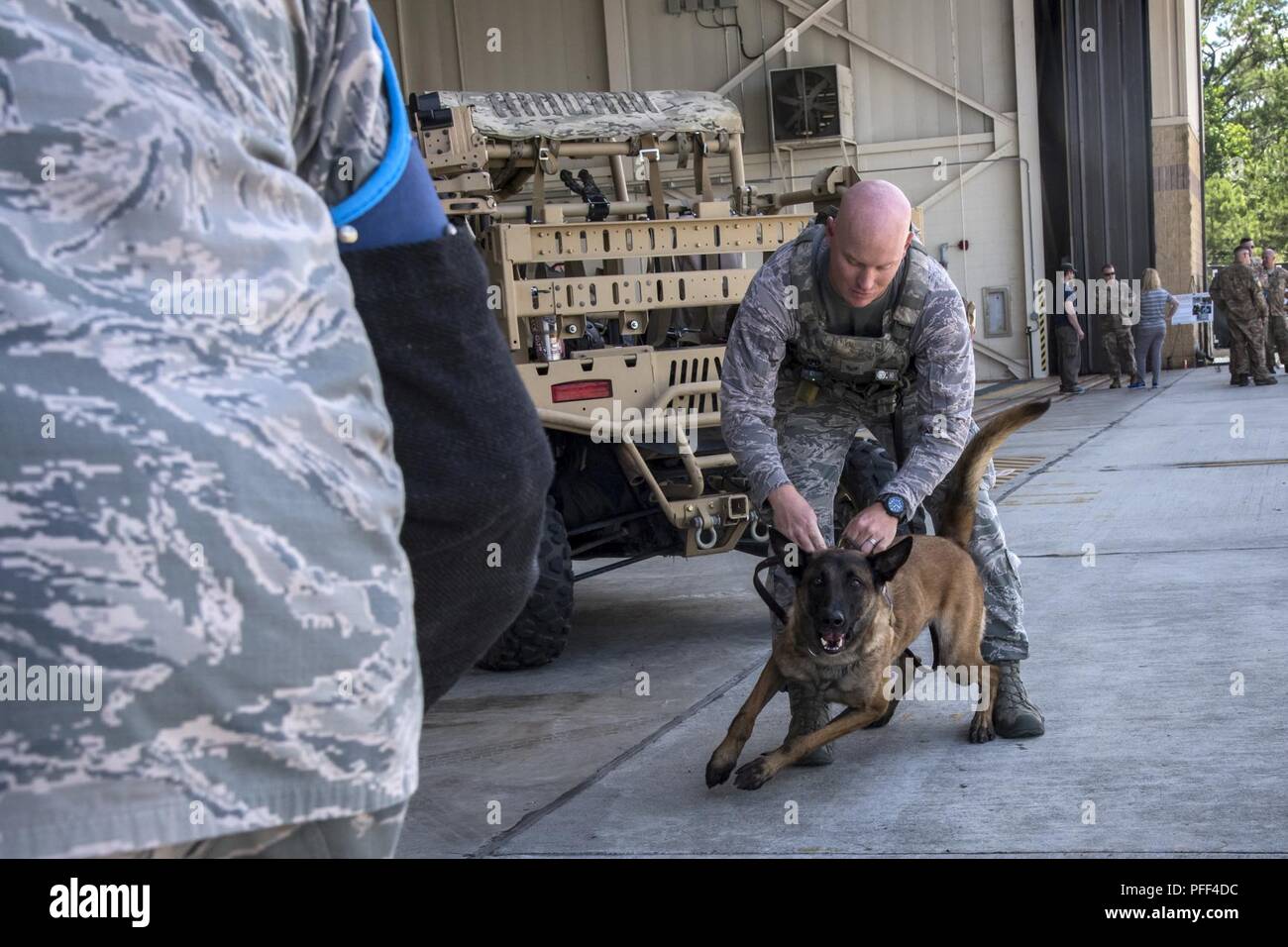 Staff Sgt. Anthony Hayes, right, 23d Security Forces Squadron (SFS ...