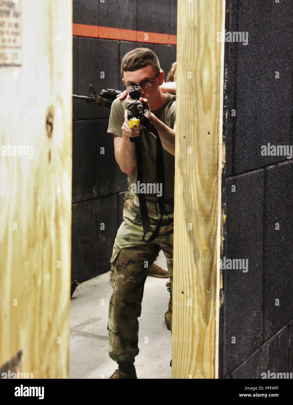 Pvt. Bryan Janda, an infantryman assigned to A Company, 3rd Battalion ...