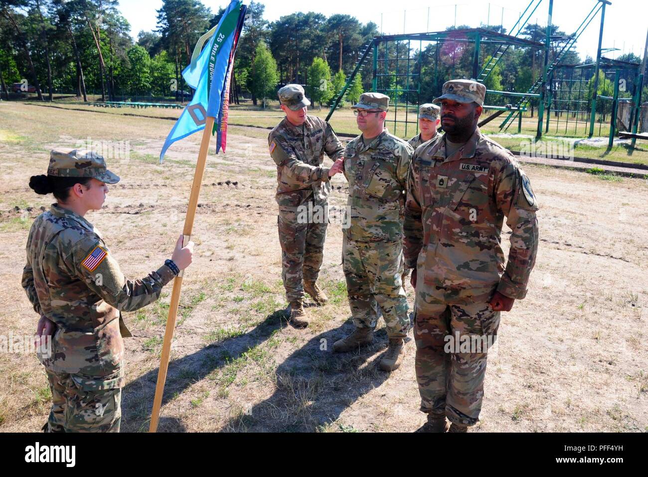 A platoon sergeant and combat engineer with combat engineer battalion ...