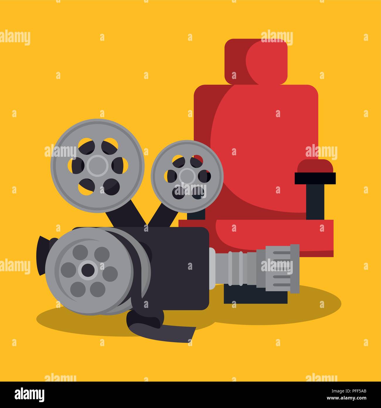 Cinema symbols Stock Vector Images - Alamy