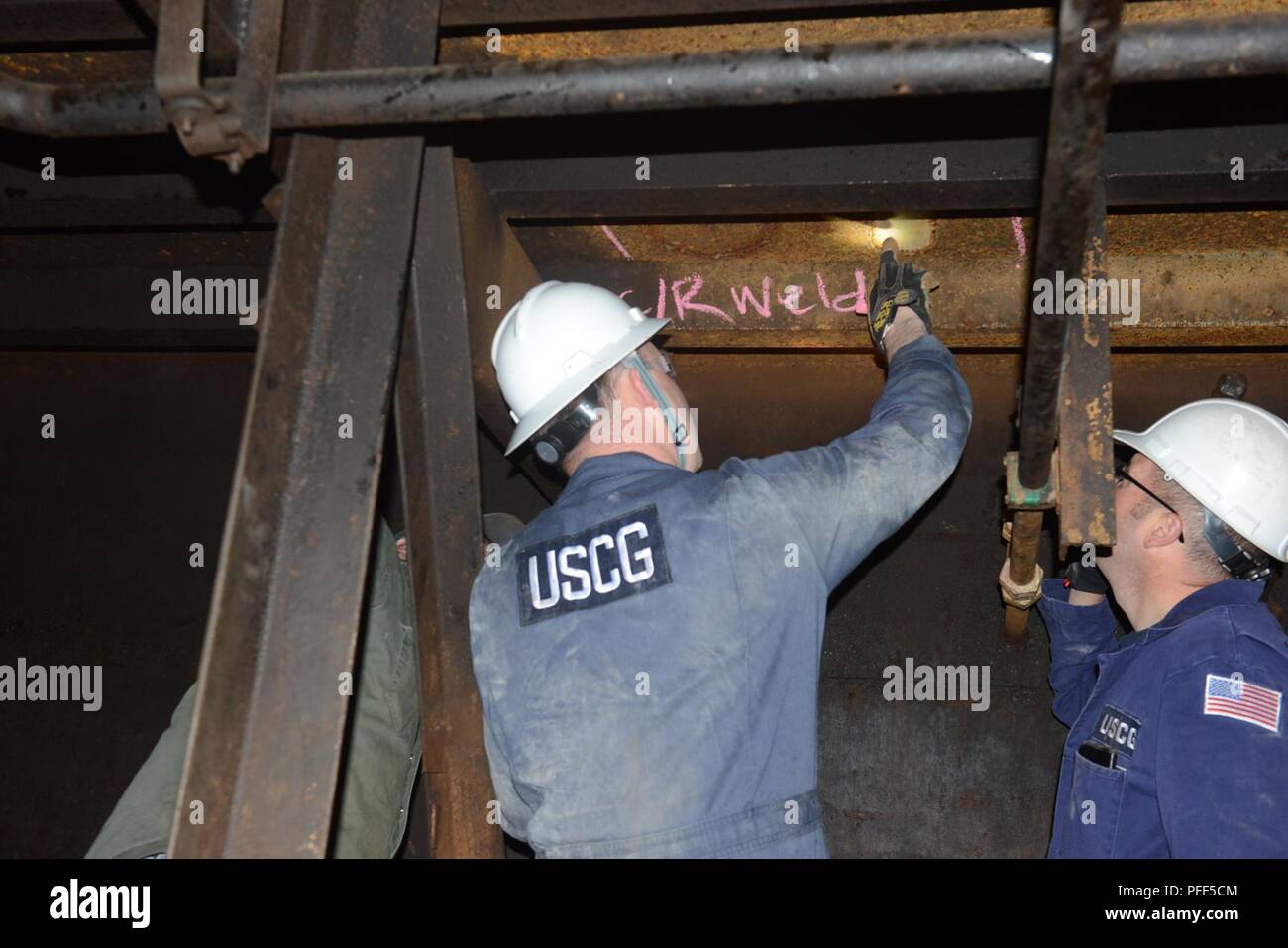 Lt. Cmdr. Mason Wilcox, a Coast Guard Sector Anchorage chief of ...