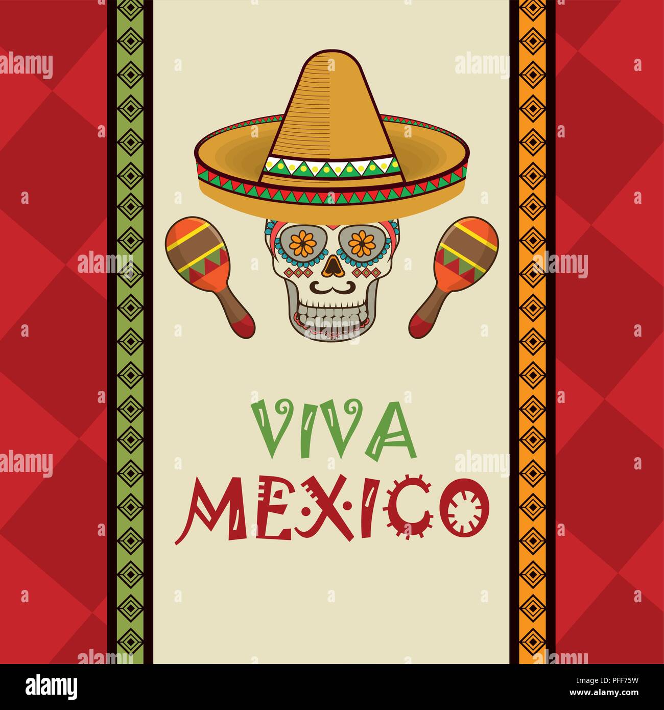 mexican skull mask icons Stock Vector Image & Art - Alamy